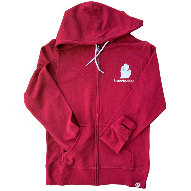 Interlochen Stacked Logo Quick Flip Full Zip Hoodie | Interlochen ...